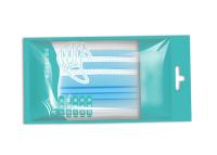 China Transparent Window Resealable Packaging Bags for sale