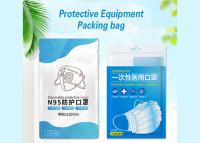 China Resealable Face Mask VMCPP Disposable Plastic Packaging Bags for sale