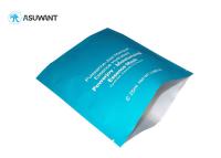 China Three Side Sealed Disinfection Wipes Tear Notch Aluminum Foil Bag for sale