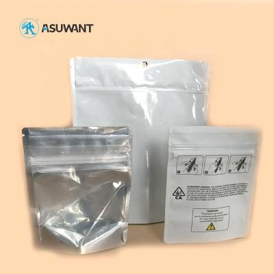 China Weed Tobacco Double Zipper AYW Child Proof Mylar Bag for sale