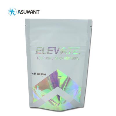 China 3.5g Holographic Film Printed CR k Lockable Medication Bag for sale