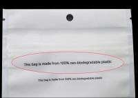 China Smell Proof OXO Biodegradable Child Proof Zipper Bags for sale
