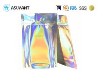 China Holographic Weed Packaging Aluminium Foil Mylar Bags for sale