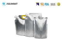 China Aluminum Foil Liquid Container Stand Up Reusable Spout Pouch for sale