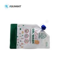 China Soft Beverage Squeeze Baby Food Liquid Stand Up Spout Pouch for sale