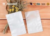 China Cosmetic Heat Seal Aluminum Foil Poly Resealable Foil Bags for sale