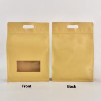 China Snack Food Square Bottom Flexible Kraft Paper k Bag for sale