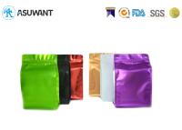 China Zip Lock Flat Bottom Bags Transparent PET Water Proof With Window for sale