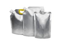 China Gravure Printing 230* 85 130mic Liquid Stand Up Spout Pouch for sale