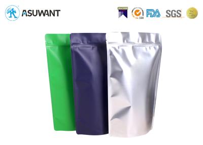 China Matte Glossy Printing Resealable VMPET Smell Proof Zipper Bags for sale