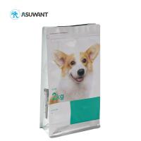 China VMPET Zip Closure Animal Feed Bottom Gusset Bag for sale
