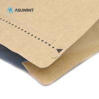 China Resealable Kraft Paper Flat Bottom Mylar Coffee Bags for sale