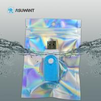 China Hologram Rainbow VMPET Aluminum Foil Zip Lock Bag for sale