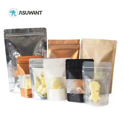 China Candy Snack Ziplock Mylar Food Storage Bags Gravure Printing MOPP VMPET for sale