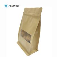 China Gravure Printing VMPET 150 Mic Kraft Paper Zipper Bags for sale
