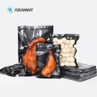 China Resealable VMPET 90mic Vacuum Food Storage Bags Gravure Printing for sale