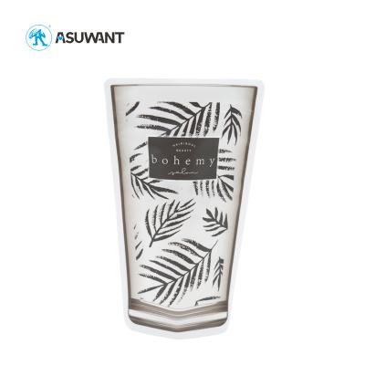 China Transparent CMYK OPP Metallized Liner Beverage Zipper Bags for sale