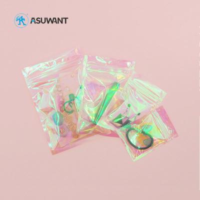 China MOPP 130mic Laser Holographic Aluminum Foil Plastic Bag for sale