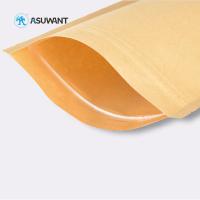 China Frosted Open Window MOPP CMYK Kraft Paper Zipper Bag for sale
