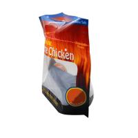 China Roast Chicken CMYK 120mic Stand Up Zipper Bags Gravure Printing for sale