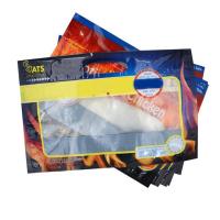 China Roast Chicken CMYK 120mic Stand Up Zipper Bags Gravure Printing for sale