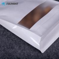 China Biodegradable VMPET CMYK 150mic Kraft Paper Ziplock Bag for sale