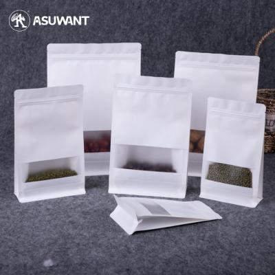 China Biodegradable VMPET CMYK 150mic Kraft Paper Ziplock Bag for sale