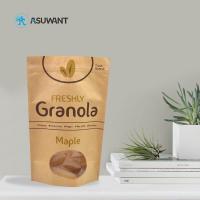 China Biodegradable Gravure Printing MOPP 130mic Kraft Paper Bags for sale