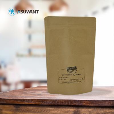 China Biodegradable Gravure Printing MOPP 130mic Kraft Paper Bags for sale