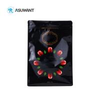 China Plastic Laminated 130mic VMPET Flat Bottom Zipper Pouch for sale