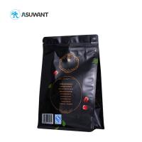 China Plastic Laminated 130mic VMPET Flat Bottom Zipper Pouch for sale