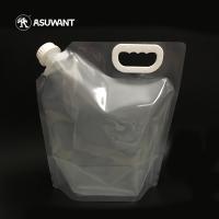China Laminated NY 130mic Stand Up Spout Pouch With Handle for sale