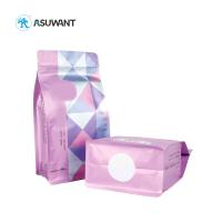 China VMPET 130mic Plastic Flat Bottom Bags Gravure Printing for sale