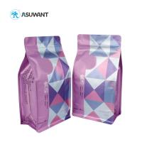 China VMPET 130mic Plastic Flat Bottom Bags Gravure Printing for sale