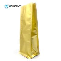 China Degassing Valve MOPP VMPET Aluminum Foil Ziplock Bag for sale