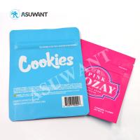 China Gravure Printing Weed VMPET 3.5g Smell Proof Mylar Bags for sale
