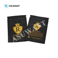 China Black Smell Proof Matte MOPP Mylar Zipper Mylar Bags VMPET for sale