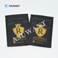 China Black Smell Proof Matte MOPP Mylar Zipper Mylar Bags VMPET for sale