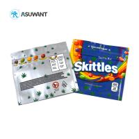 China VMPET Aluminum Mylar Gummy Smell Proof Mylar Bags 3.5g for sale