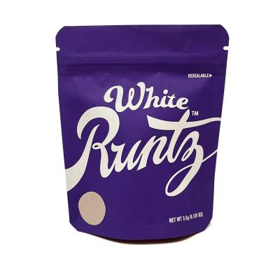 China Mylar Bags Zipper MOPP Gravure Printing Runtz Cookies Pouch 3.5g for sale
