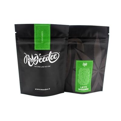 China Mylar Bags Edible Stand Up Matte MOPP VMPET Weed Ziplock Bag ISO9001 for sale