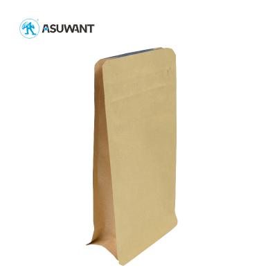 China Matte BOPP CPP Laminated Kraft Paper Bag Gravure Printing For Food for sale