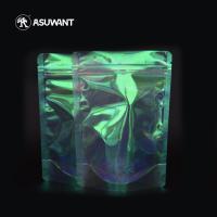 China VMPET Plastic Holographic Smell Proof Bags With Tear Notch Ziplock for sale