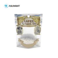 China Resealable 3.5g Mylar Smell Proof Mylar Bags Heat Seal VMPET for sale