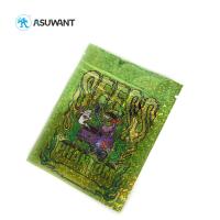 China MSDS VMPET Holograhic Zipper Bags 160 Mic Aluminum Foil Bag for sale