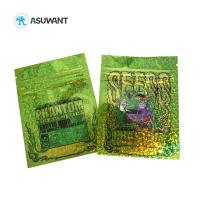 China MSDS VMPET Holograhic Zipper Bags 160 Mic Aluminum Foil Bag for sale
