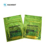 China MSDS VMPET Holograhic Zipper Bags 160 Mic Aluminum Foil Bag for sale