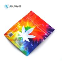 China ISO9001 Resealable Hologram Zipper Bags Three Side Seal Plastic Mylar Bag for sale