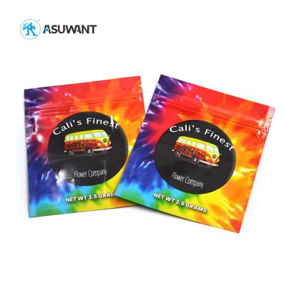 China ISO9001 Resealable Hologram Zipper Bags Three Side Seal Plastic Mylar Bag for sale