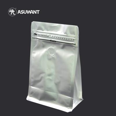 China BRC ASTM Plastic Flat Bottom Bags BRC Aluminum Foil 150mic With Valve for sale